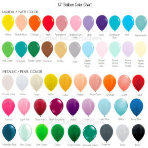 [Choose No. of Balloons] in a bouquet - Standard Metallic Color ...