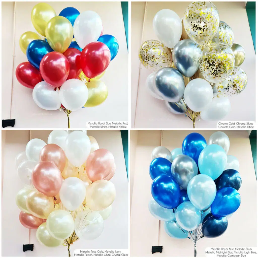 Helium Birthday Party Balloons – Delivery in Singapore