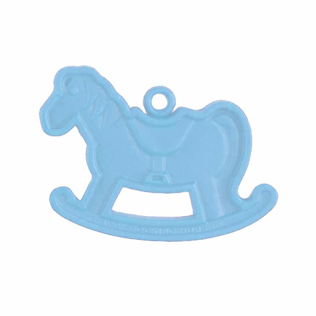 Blue Rocking Horse Balloons Balloon Rocking Horse " Greeting Card For