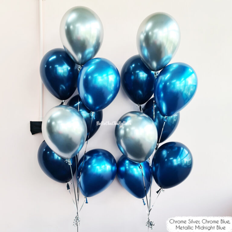[Choose No. of Balloons] in a bouquet - Standard Metallic Color ...