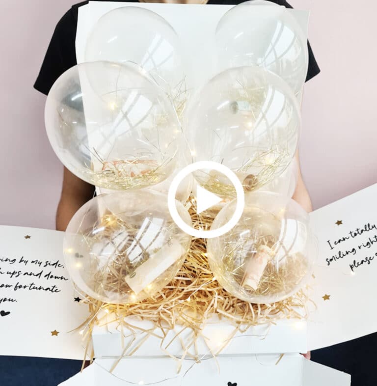 [Money Reveal Box] - Surprise Money Box with Lights and Photos ...