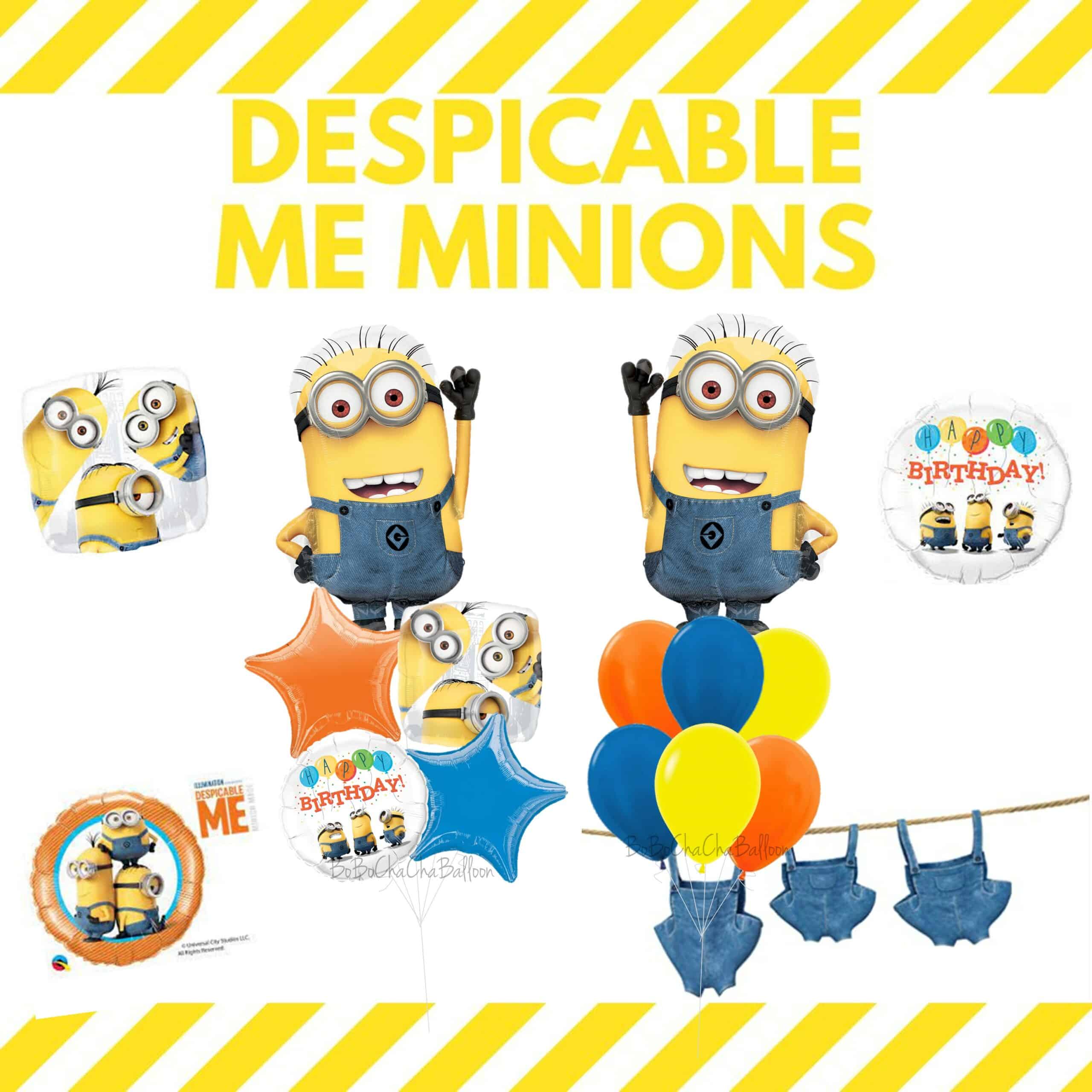 Adorable Despicable Me-Themed Minions Balloons