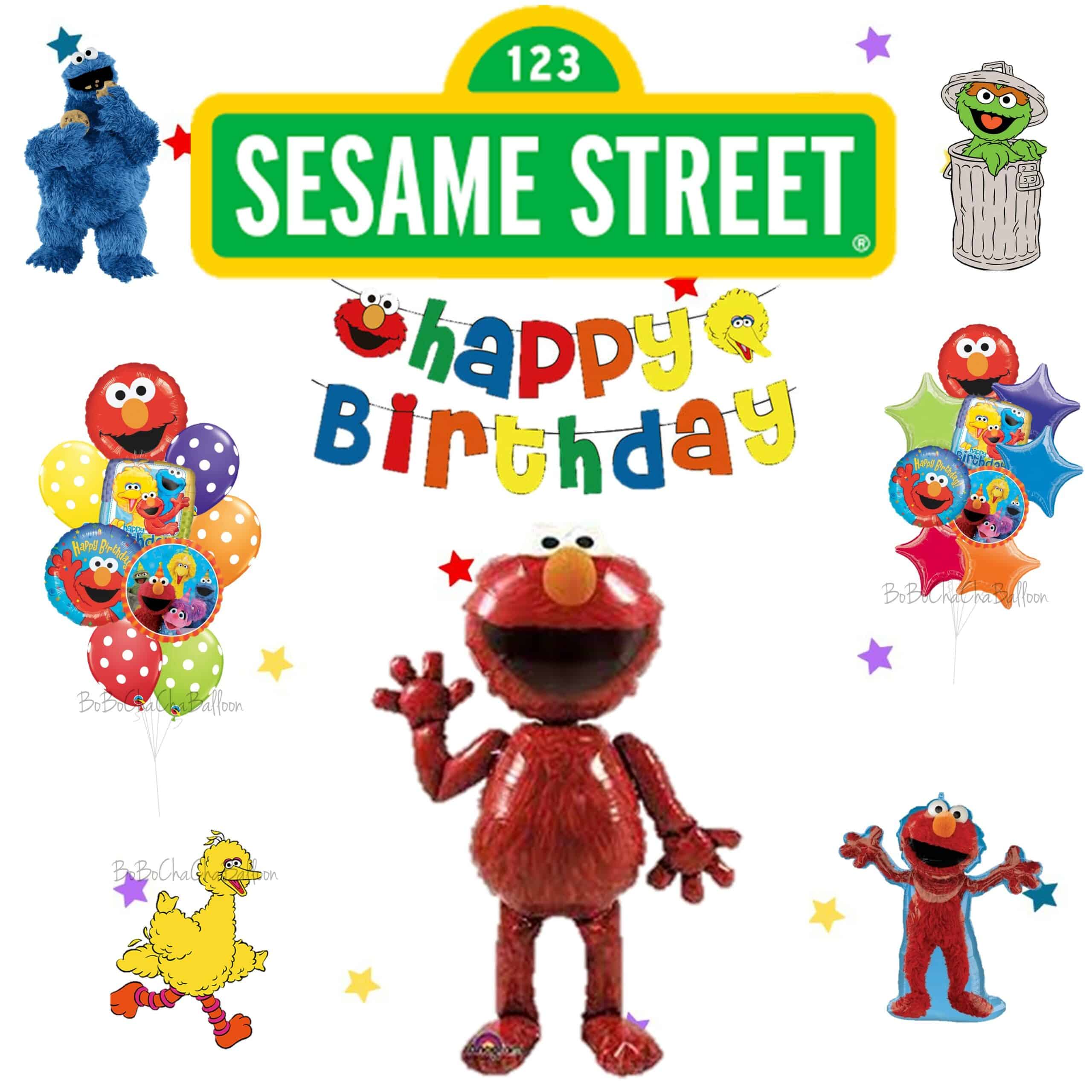 Sesame Street Archives - Customised Helium Balloon Delivery | Singapore ...