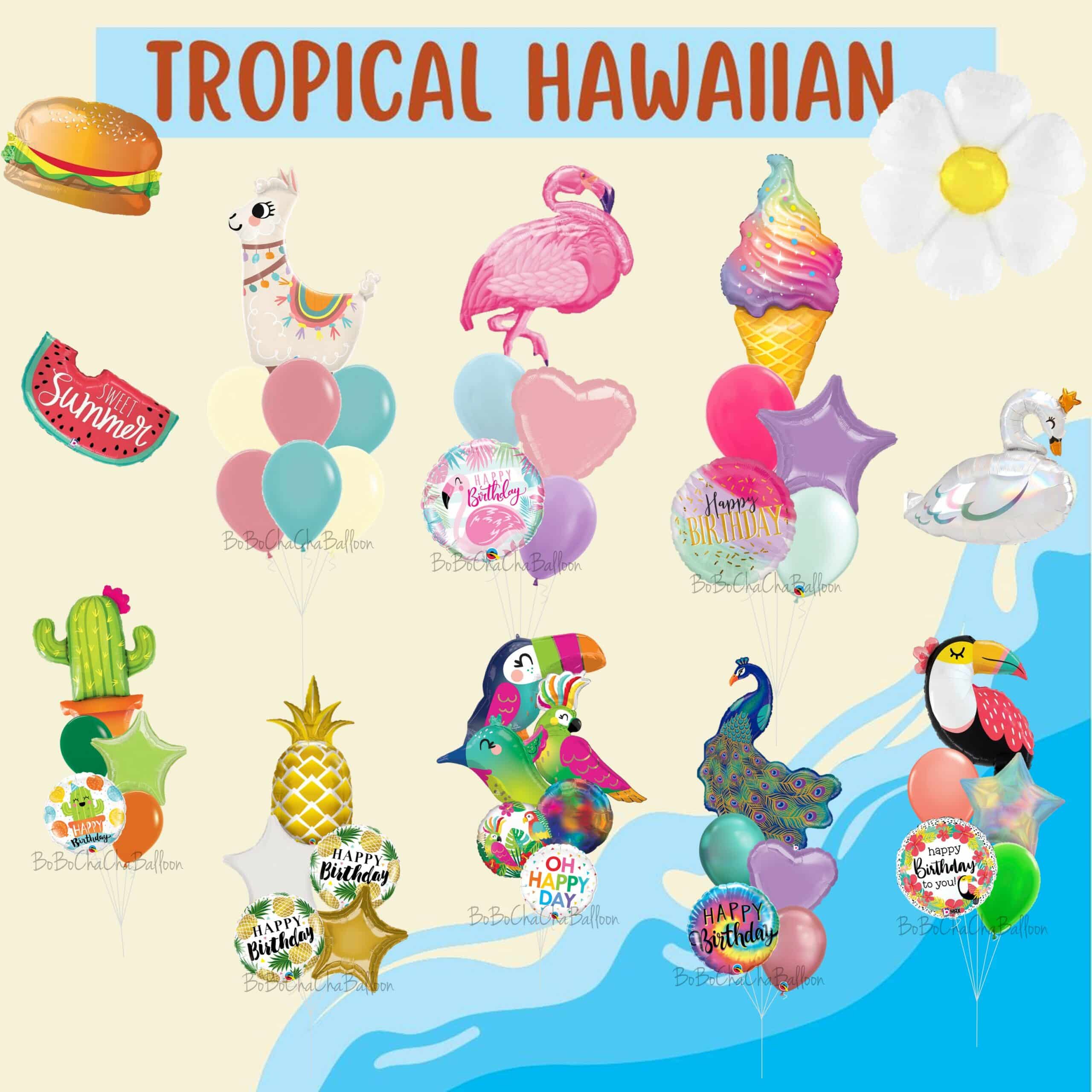 Tropical Hawaiian Archives - Customised Helium Balloon Delivery ...