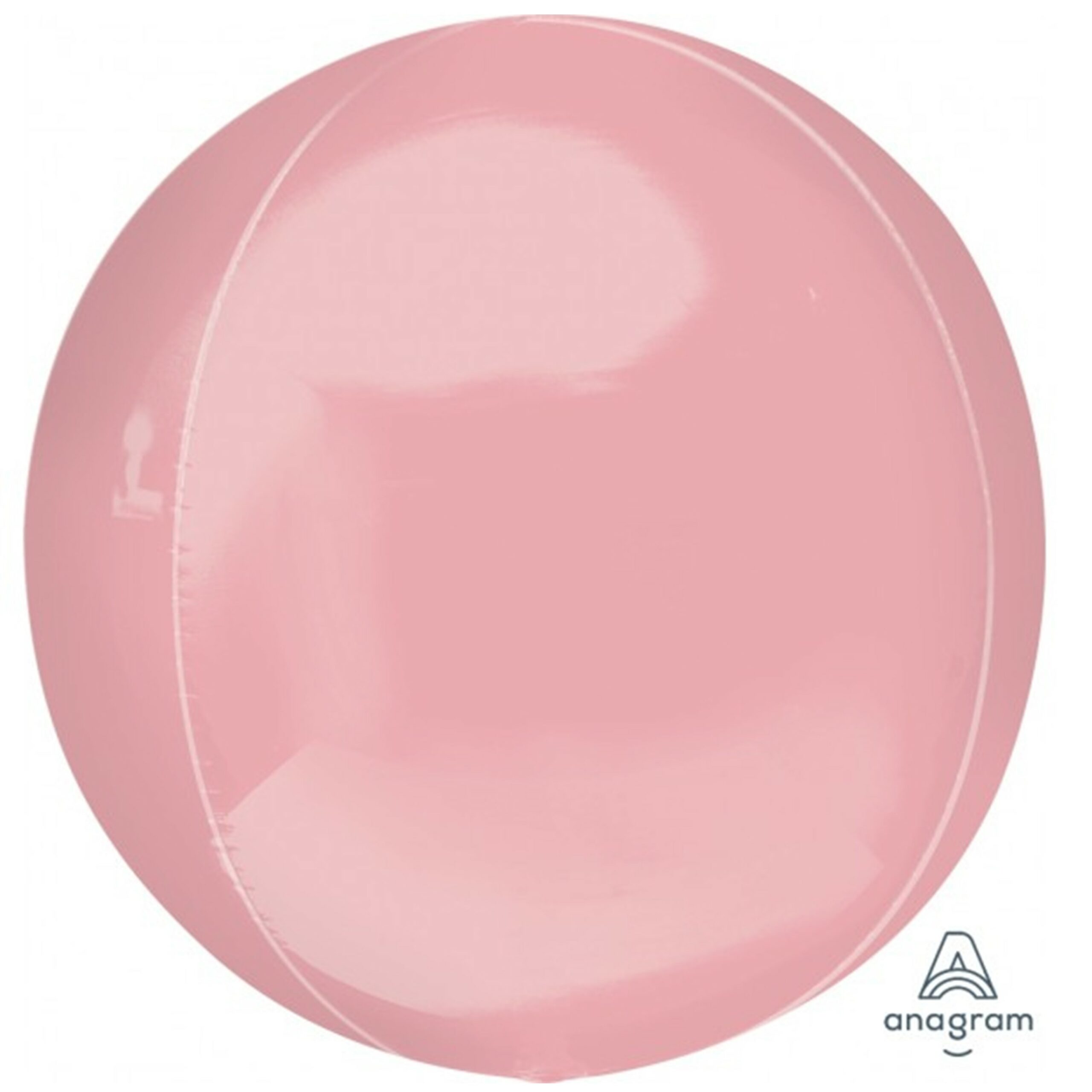 [Orbz] 16 inch Sphere Shaped Balloons – Pastel Pink - Customised Helium ...