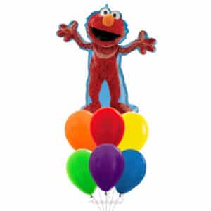 [Sesame Street] Elmo Balloon Bouquet (7pcs) - Customised Helium Balloon ...
