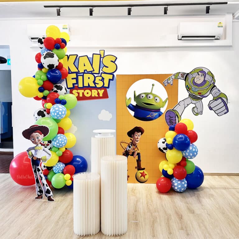 [Balloon Garland Backdrop] Toy Story Theme Balloon Setup - Customised ...
