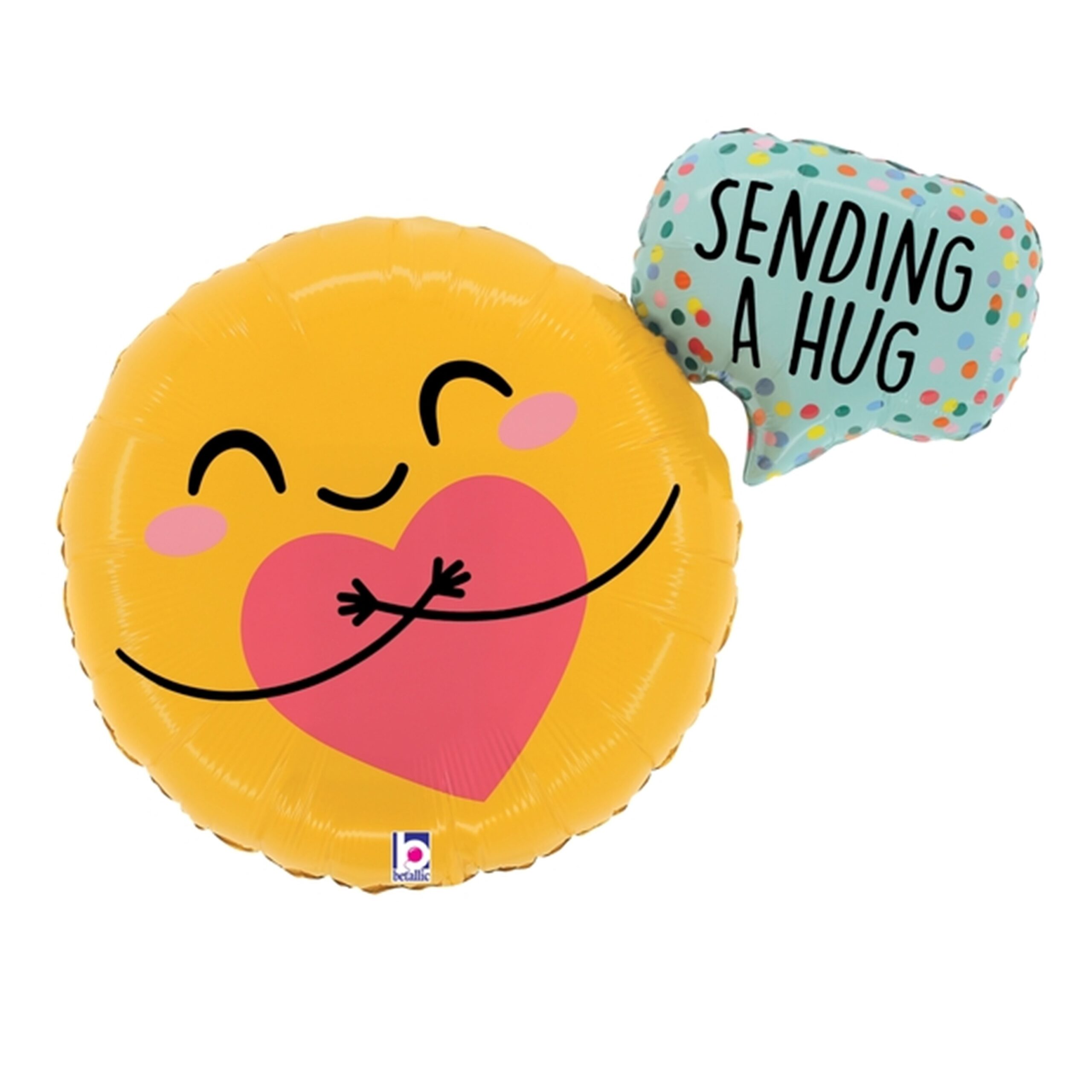 [Birthday] 32inch Smiley Hug Foil Balloon - Customised Helium Balloon ...