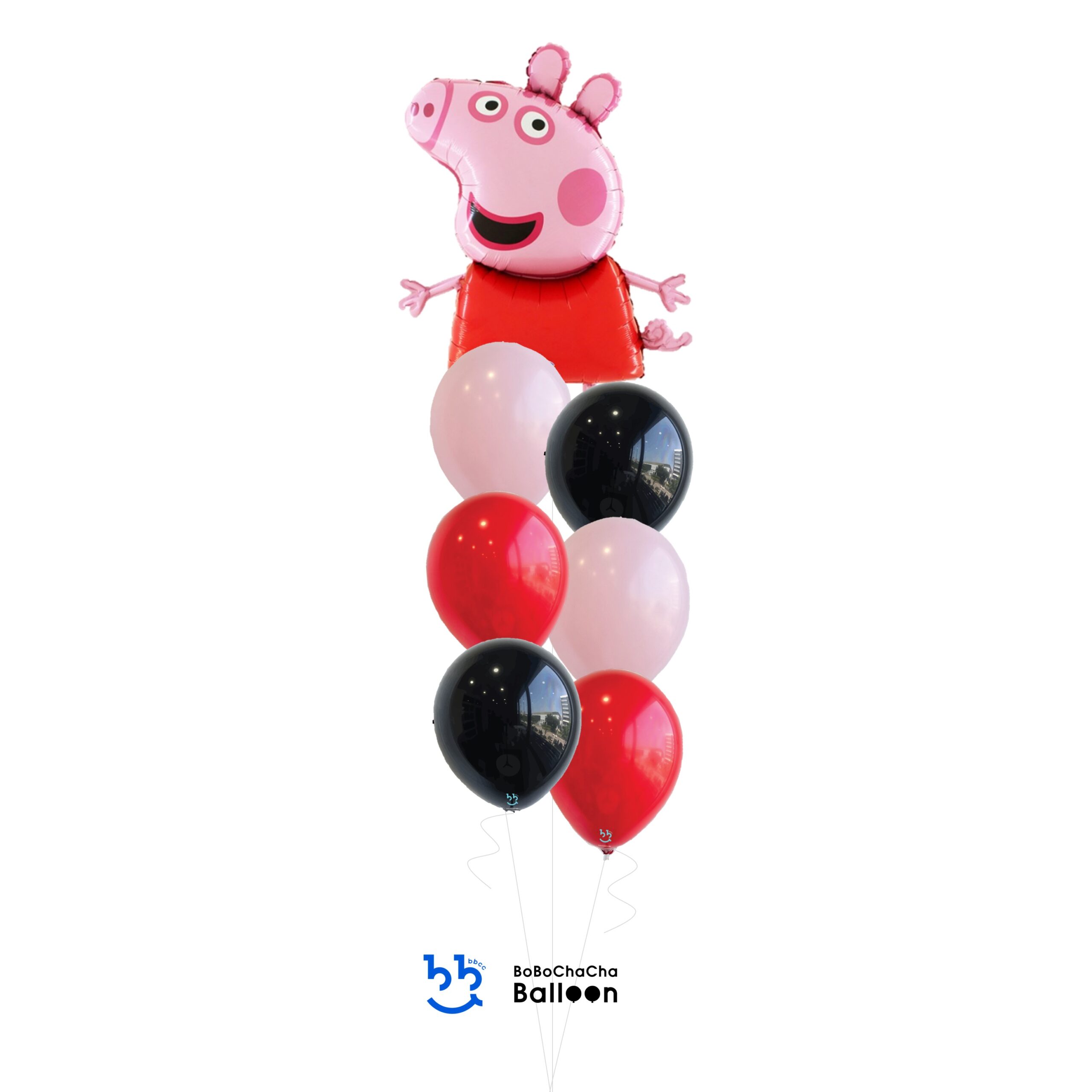 [Peppa Pig] Peppa Pig Balloon Bouquet (7pcs) - Customised Helium ...