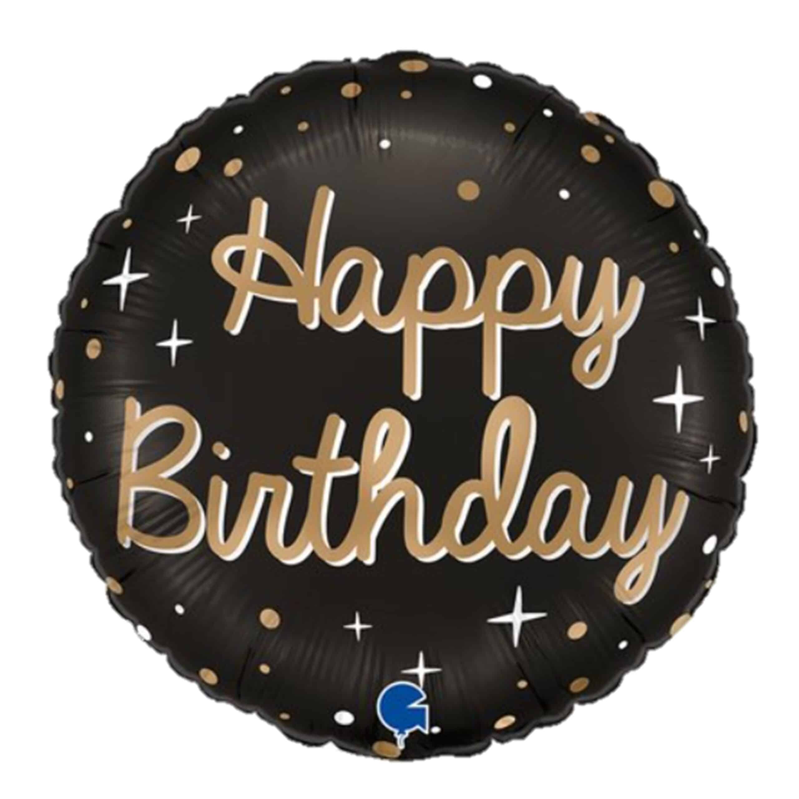 [Birthday] 18inch Sparkling Birthday Foil Balloon - Customised Helium ...